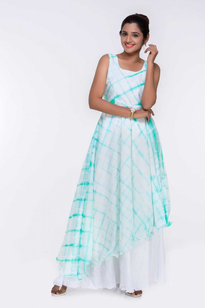 Cotton Dress Designs - Green Cotton Dress - LotusLane